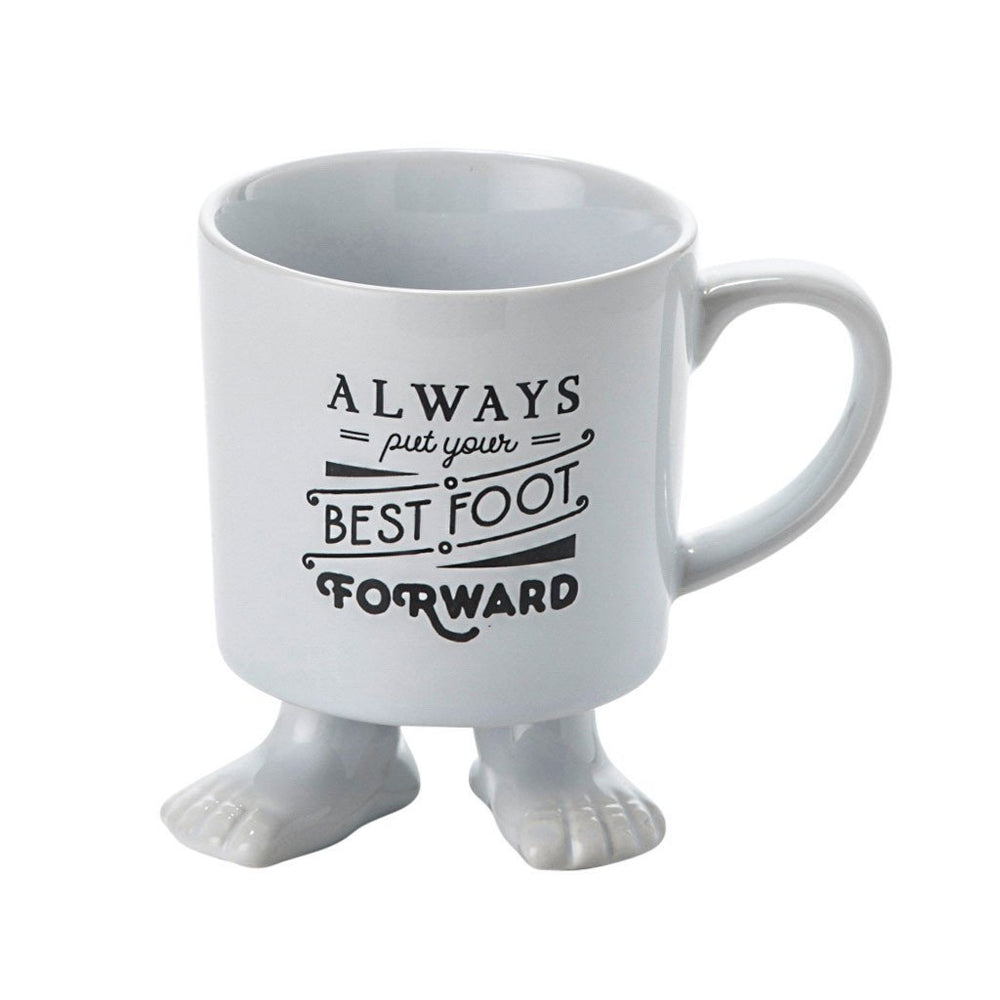 Ceramic Footed Mug © | Best Foot Forward!