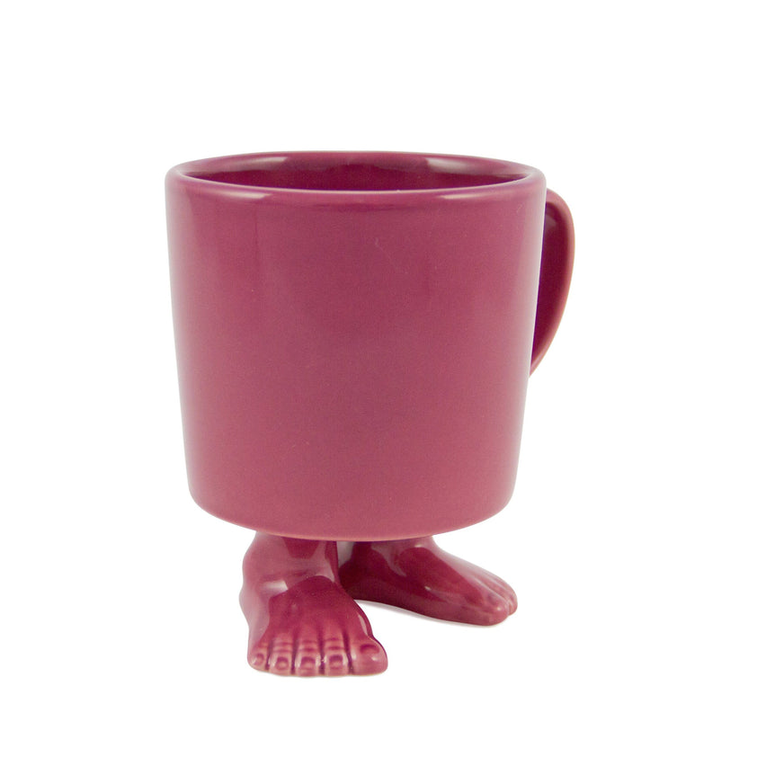Ceramic Footed Mug | Purple Footed Mugs Dylan Kendall
